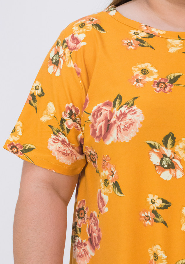 Round Neck Simple Dress | Syala Collections